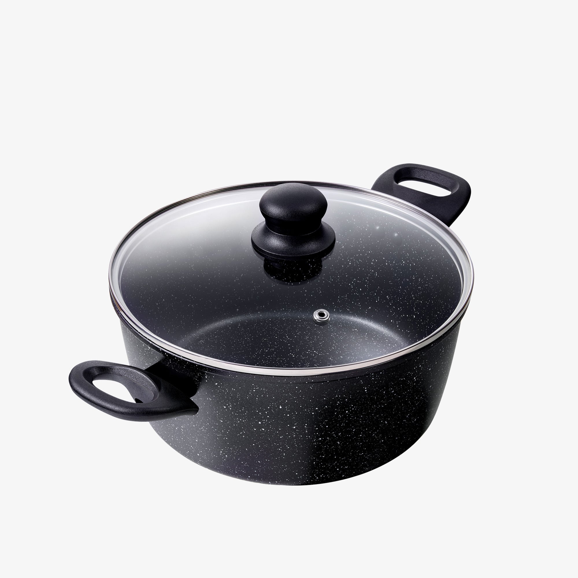24cm Equip Marble Forged Casserole - Durable Non-Stick Cooking